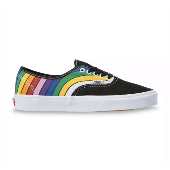 Vans | Shoes | Vans Refract Authentic Rainbow Pride Skate Shoes | Poshmark